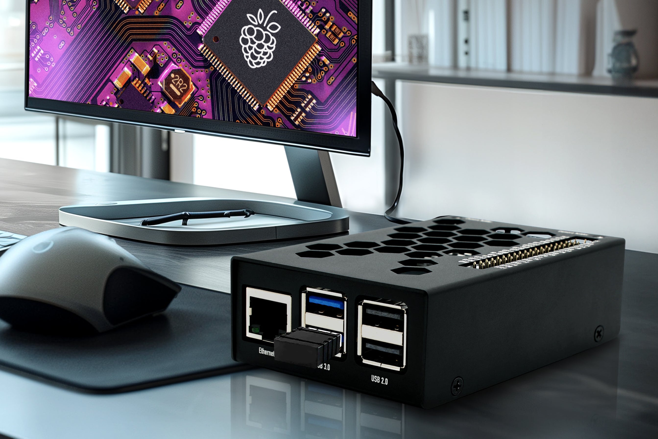 KKSB Raspberry Pi 5 Case Aluminium Black — KKSB Cases