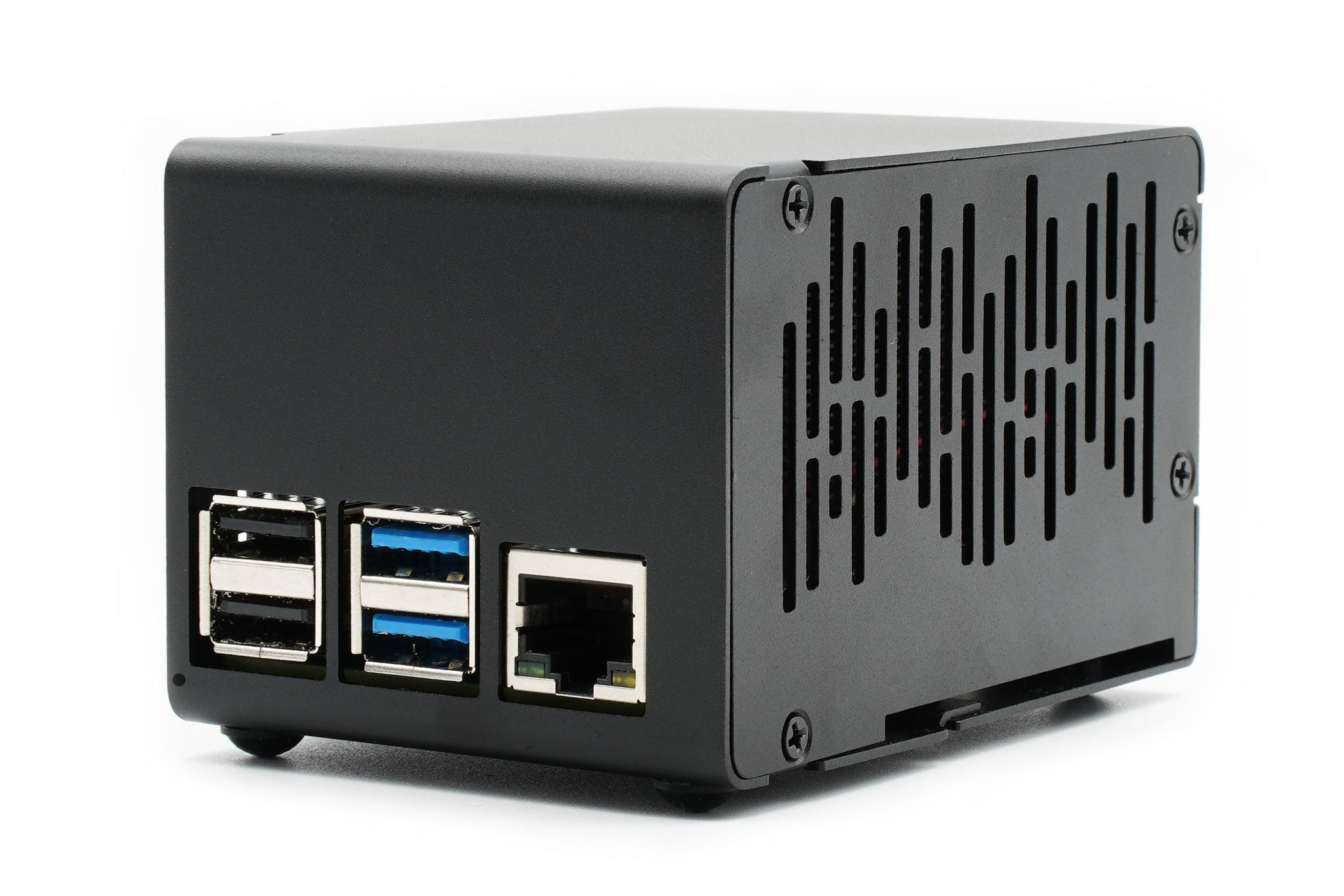 KKSB ROCK 5B Case with Heatsink - Black Aluminum Enclosure — KKSB Cases