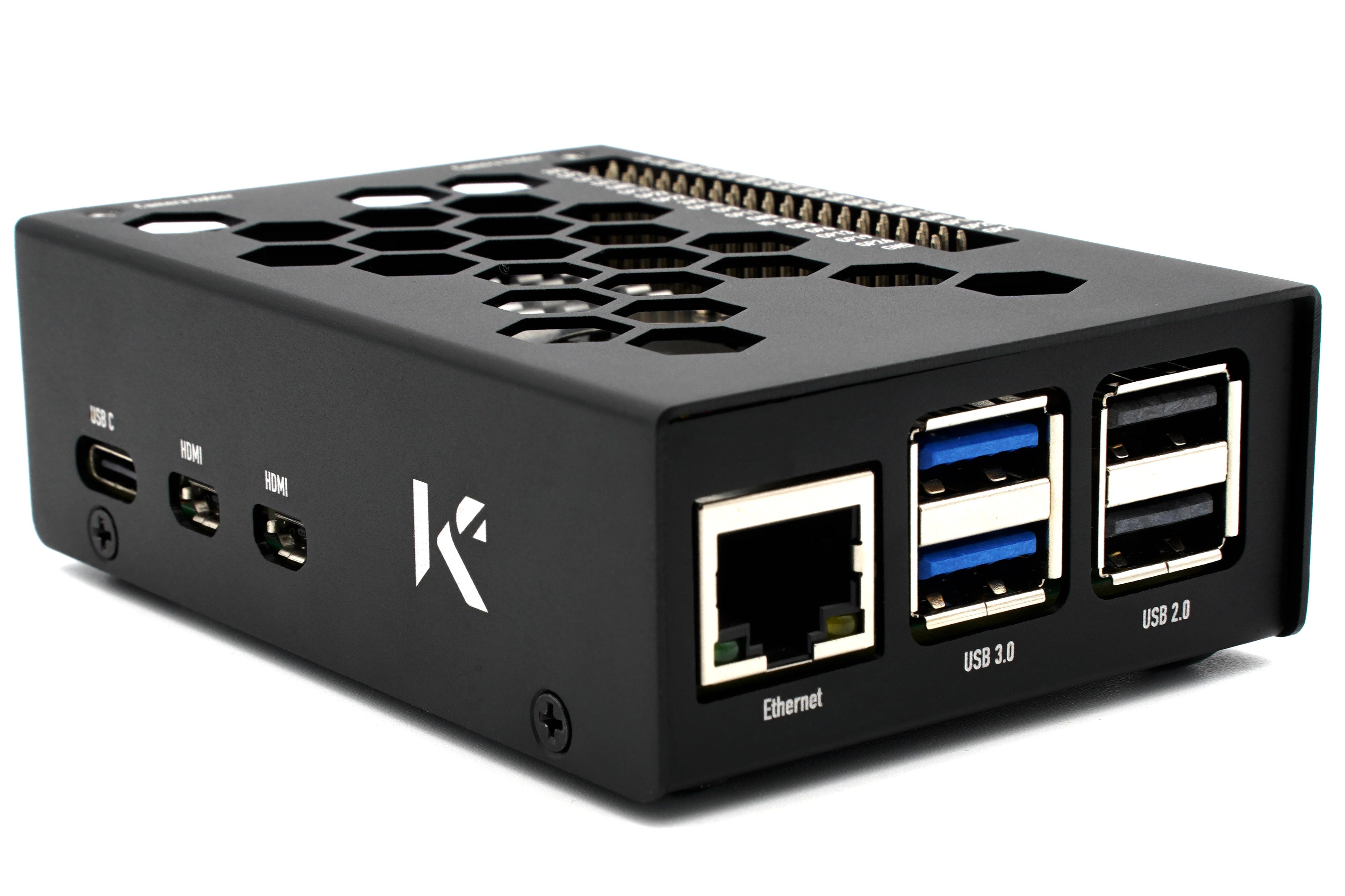 KKSB Raspberry Pi 5 Case Aluminium Black — KKSB Cases