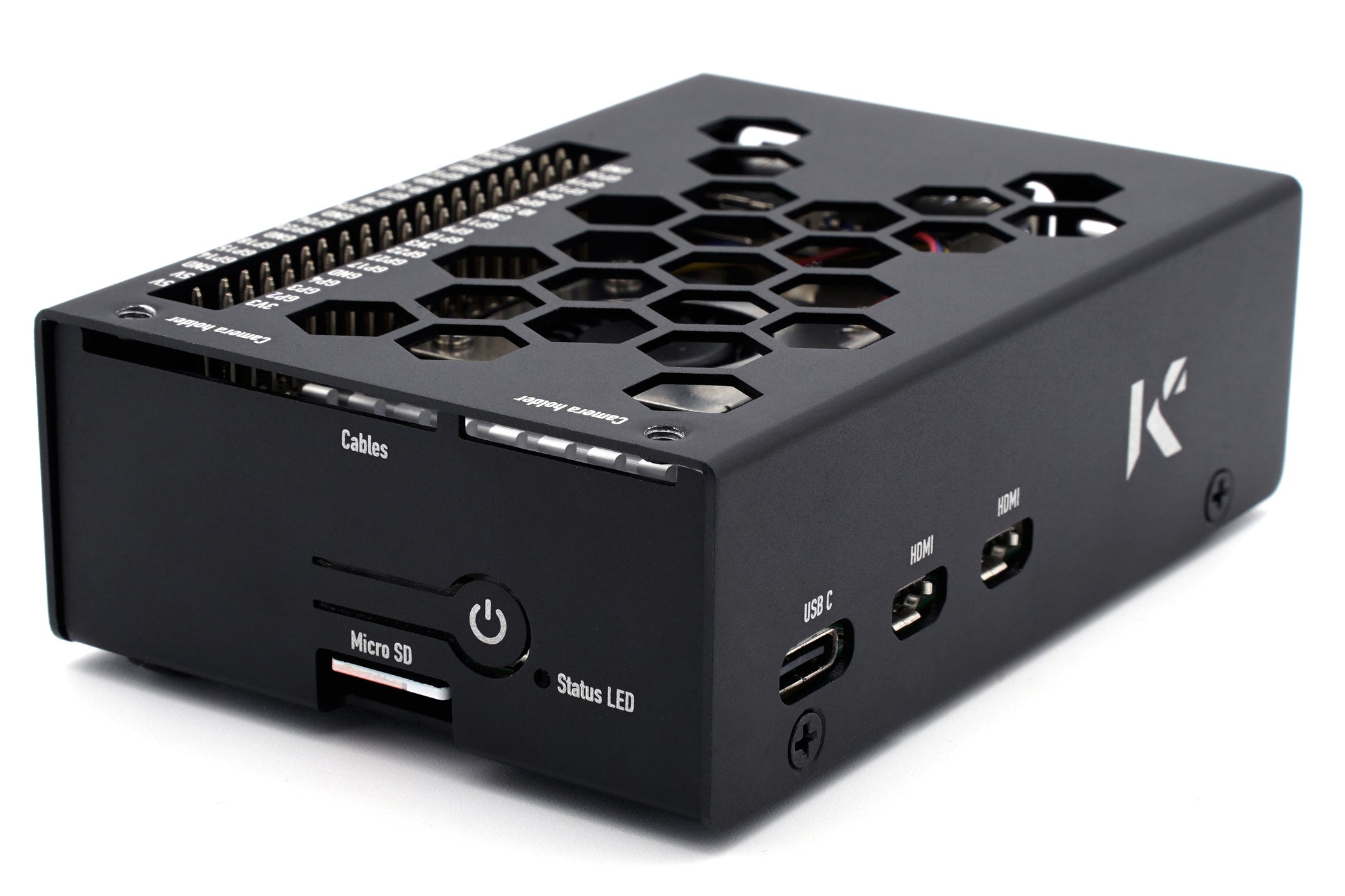 KKSB Raspberry Pi 5 Case Aluminium Black — KKSB Cases