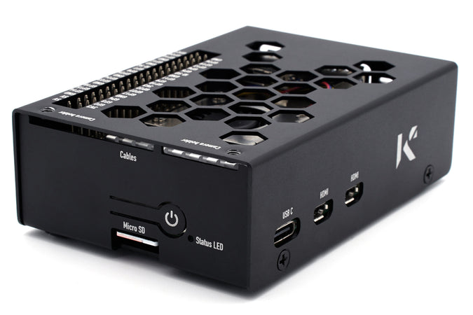 KKSB Raspberry Pi 5 Case Aluminium Black — KKSB Cases