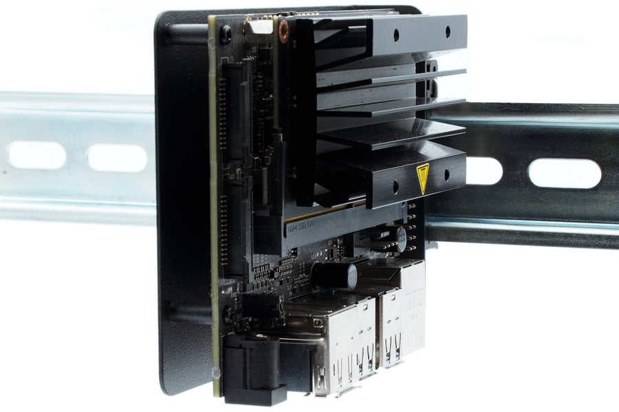 KKSB DIN Rail Clip Bracket for NVIDIA Jetson Nano, Orin, XAVIER NX ...