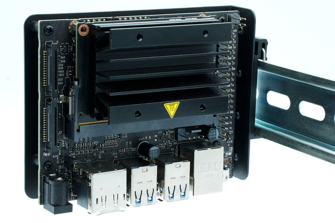 KKSB DIN Rail Clip Bracket for NVIDIA Jetson Nano, Orin, XAVIER NX ...