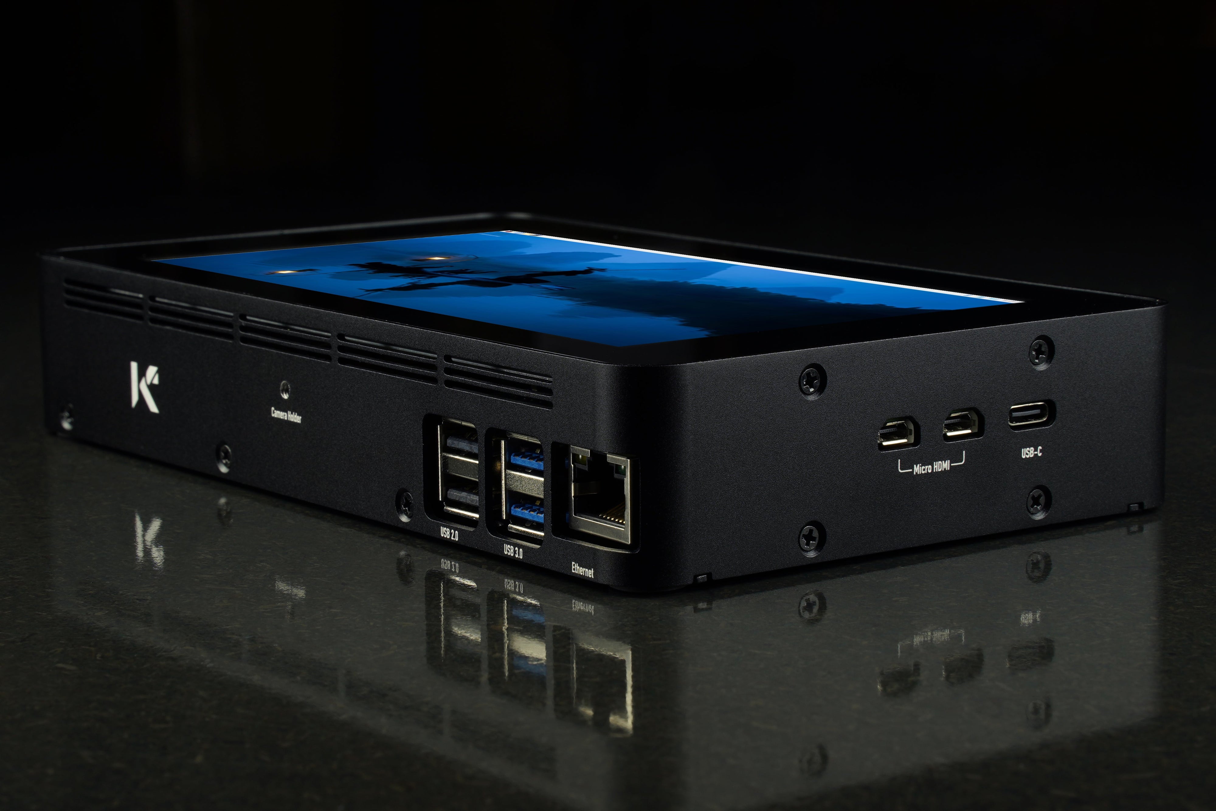 Kksb Case For Raspberry Pi 5 And The Official Raspberry Pi 7 Inch Touc