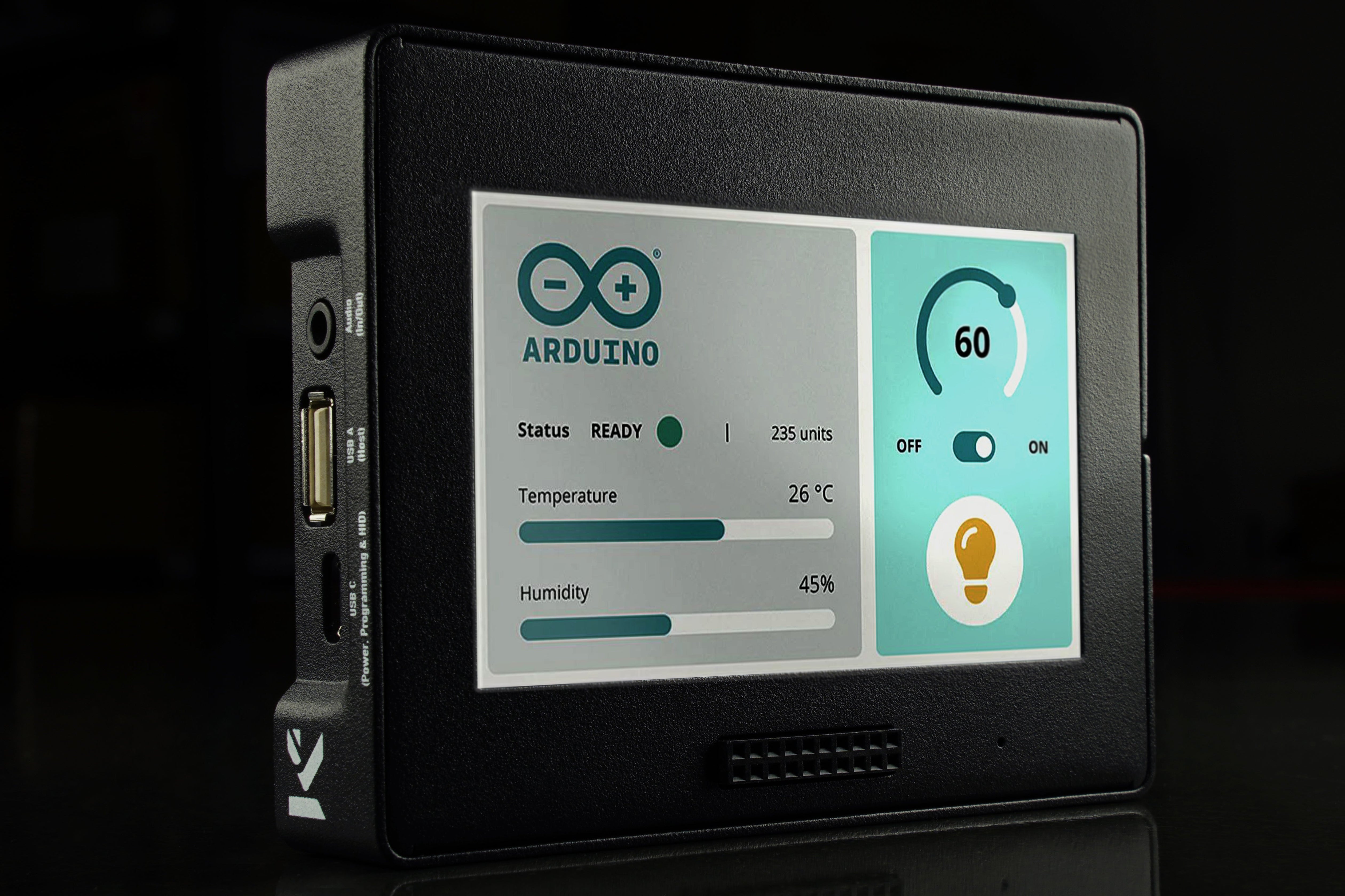 KKSB Case with Adjustable Stand for Arduino GIGA R1 WiFi and GIGA Disp ...