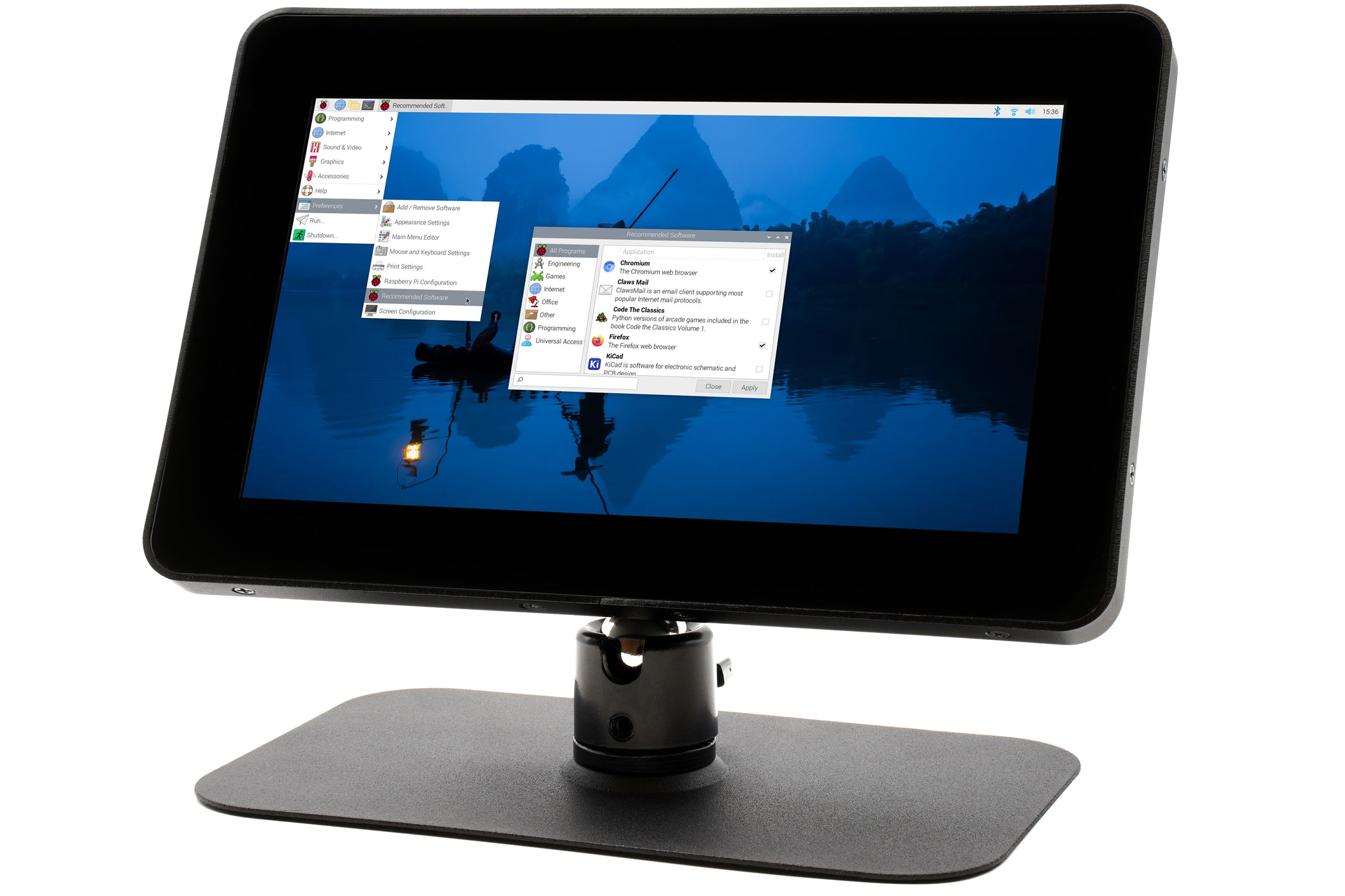 KKSB Display Stand for Raspberry Pi 5 Touch Display V2 with Case for H — KKSB Cases