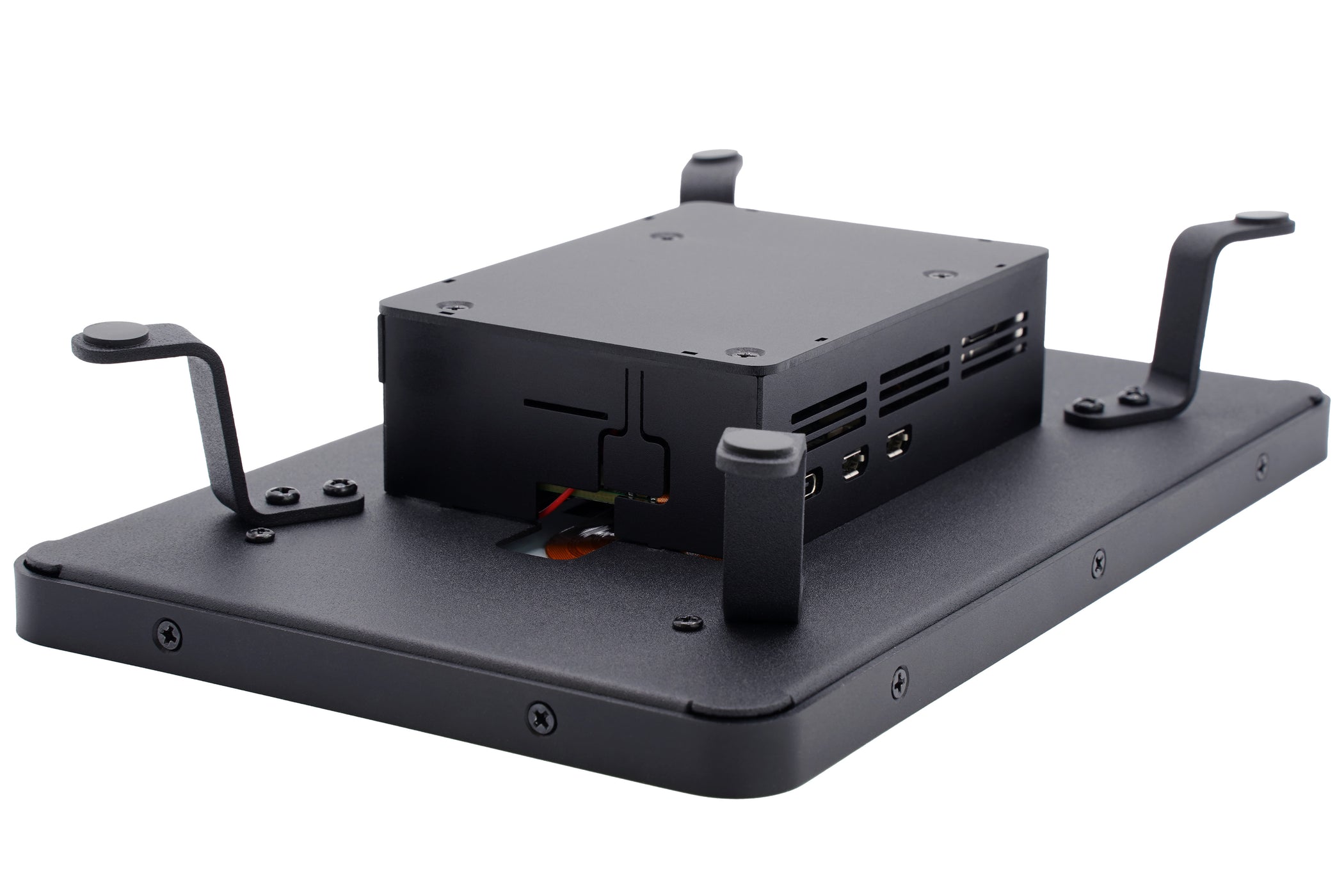 KKSB Case for Raspberry Pi 5 & Official 7-inch Touch Display 2 - Deskt ...