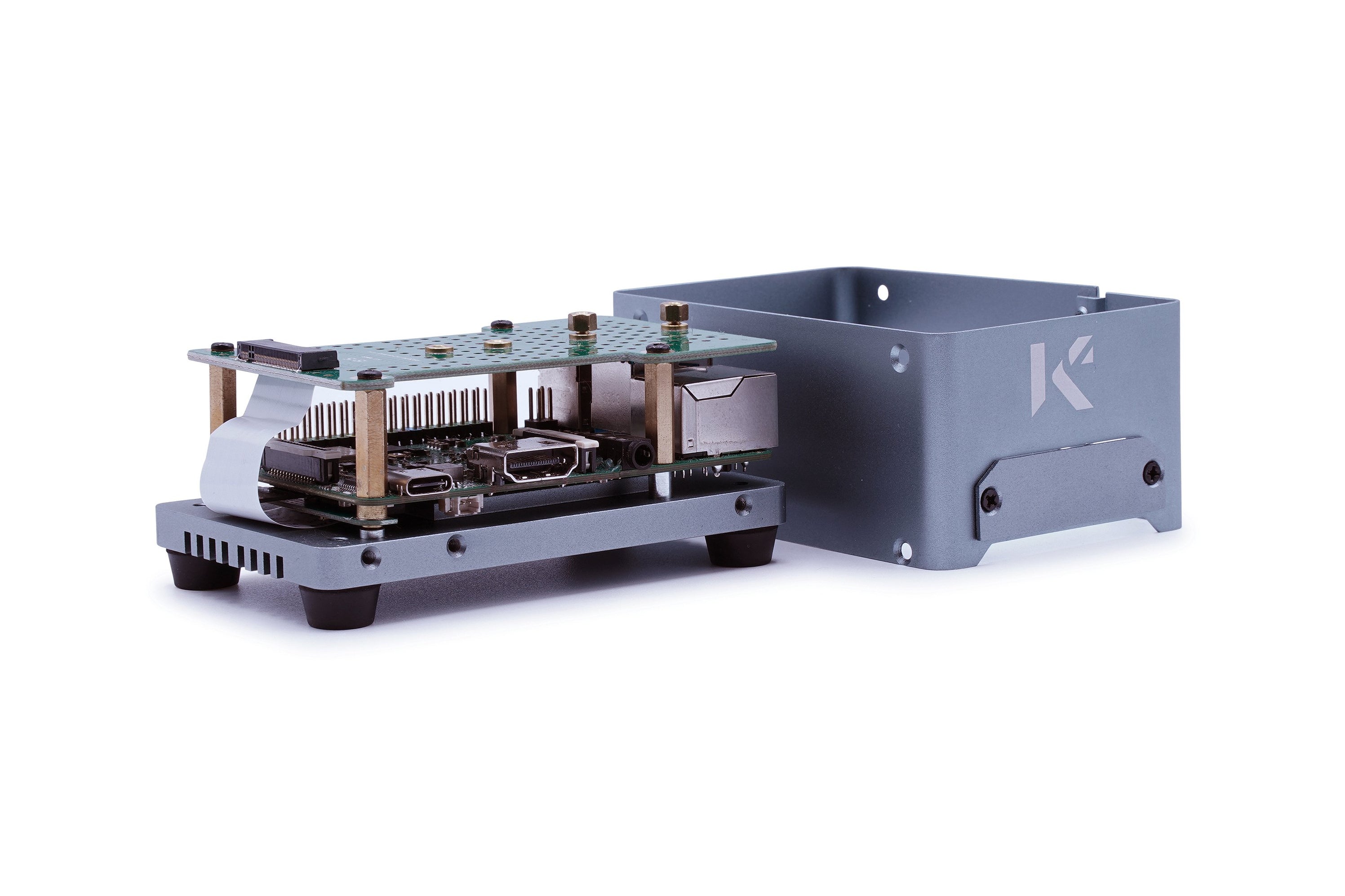 KKSB Rock 4 SE Heatsink Case - Radxa ROCK Aluminium Case with Space fo ...