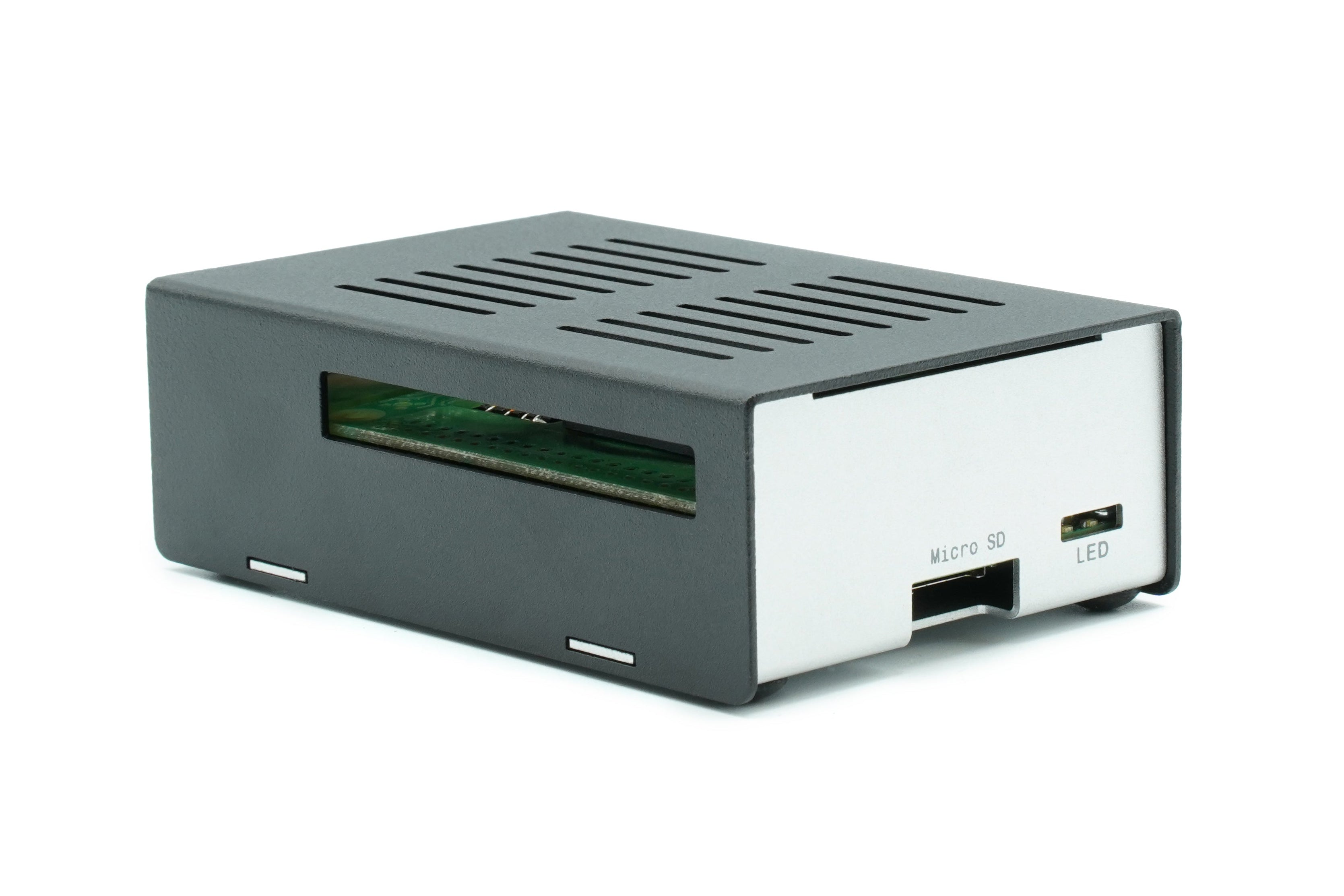 KKSB Raspberry Pi 4 Case - Aluminium and Steel - Space for Raspberry P ...