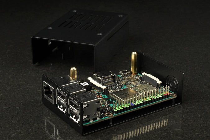 Kksb Asus Tinker Board And Tinker Board S Case Black Steel — Kksb Cases