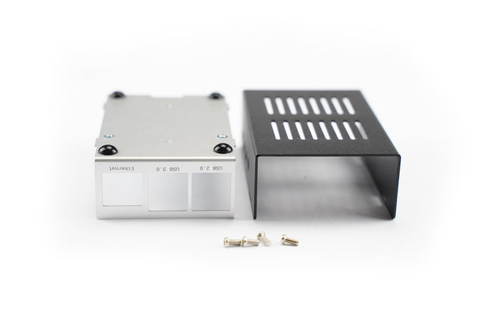 KKSB Raspberry Pi 4 Case - Aluminium and Steel - Space for Raspberry P ...