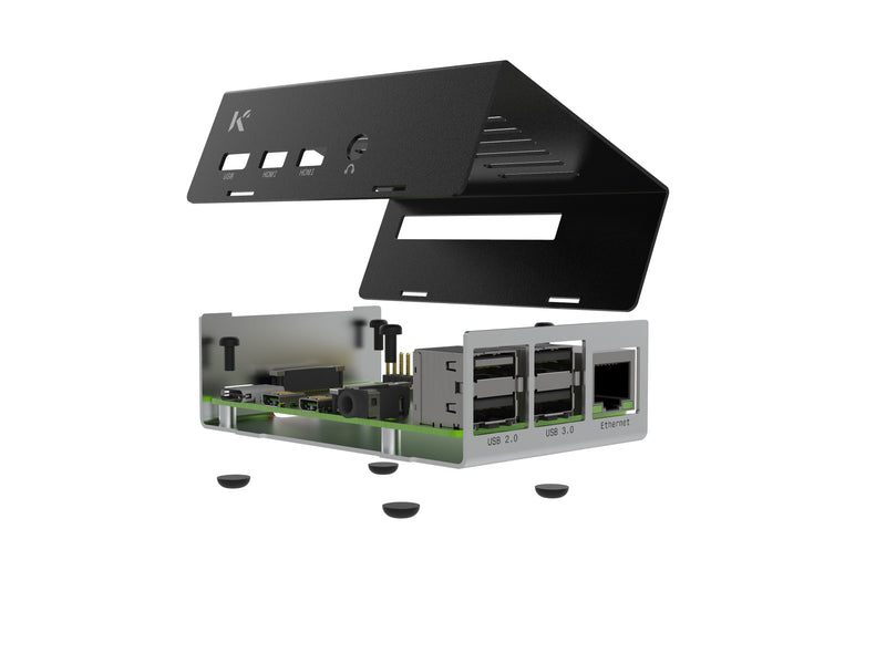 KKSB Raspberry Pi 4 Case - Aluminium and Steel - Space for Raspberry P — KKSB Cases